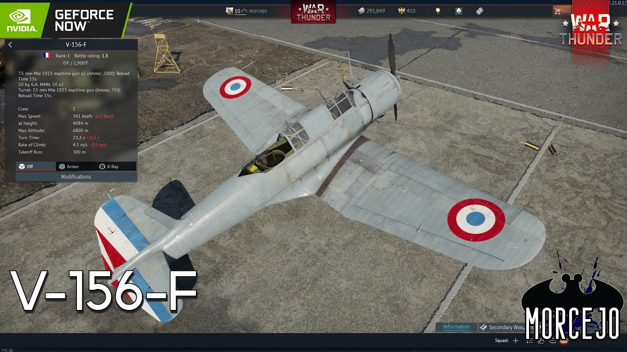 V-156-F - #WarThunder #FrenchNavy #testflight - YouTube