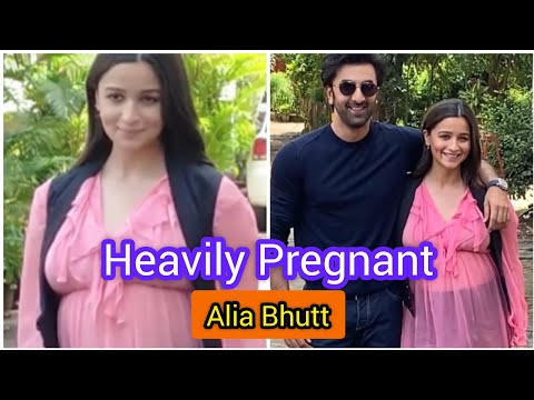 Heavily Pregnant Alia Bhatt  #pregnentaliapictures @SweetBollywood #rk
