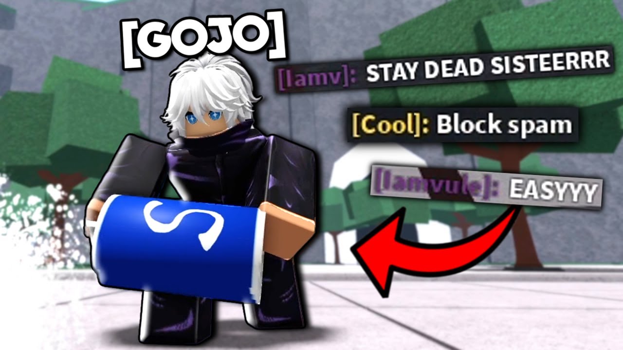 I Became GOJO GIRL To Destroy Players in Roblox The Strongest ...