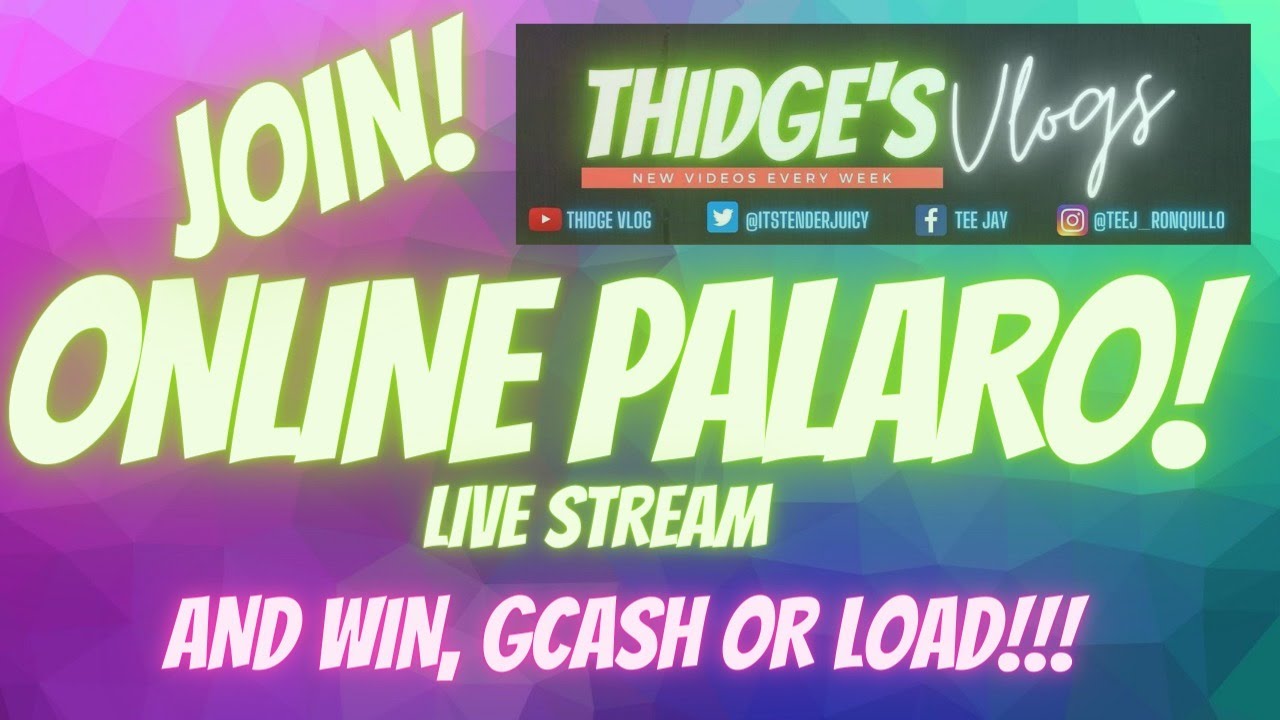 #3 ONLINE PALARO-HULAAN, WIN GCASH AND FREE LAPAGAN | THIDGE'S VLOGS ...