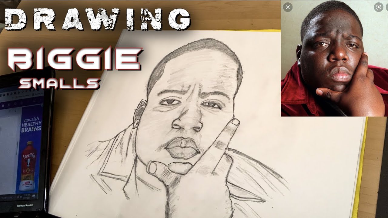 Wrong Dead x Drawing Biggie Small The Notorious B.I.G. Biggie Smalls ...