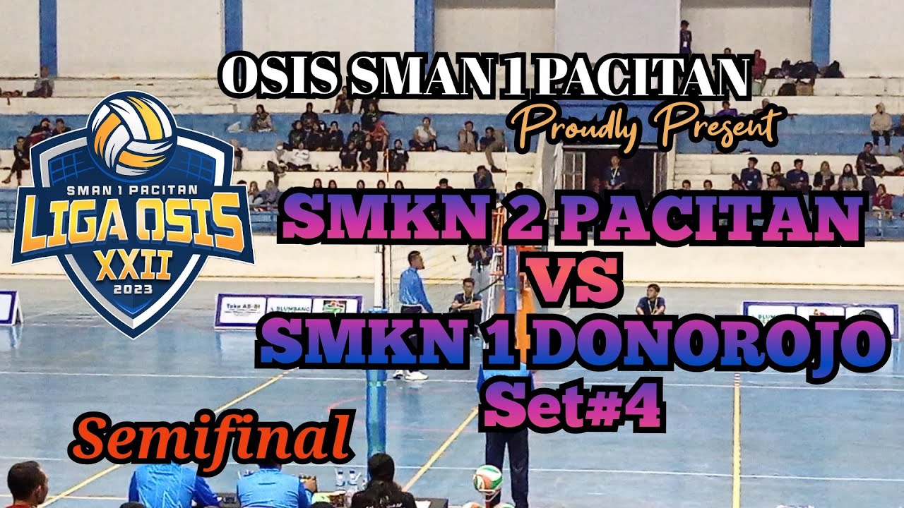 Semifinal SMKN 2 PACITAN VS SMKN 1 DONOROJO Set#4|| Deni Firmansyah cs ...