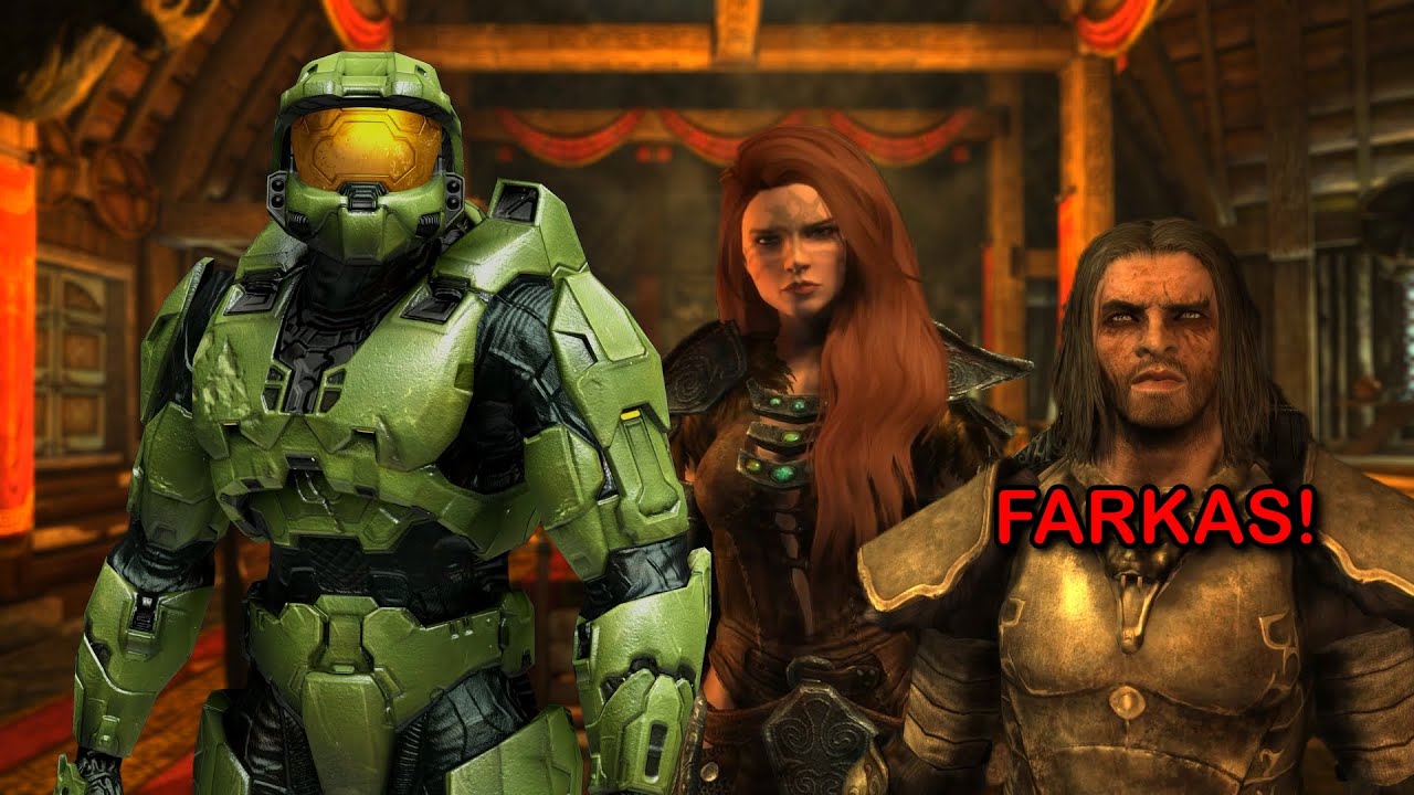 Master Chief meets The Companions. - YouTube