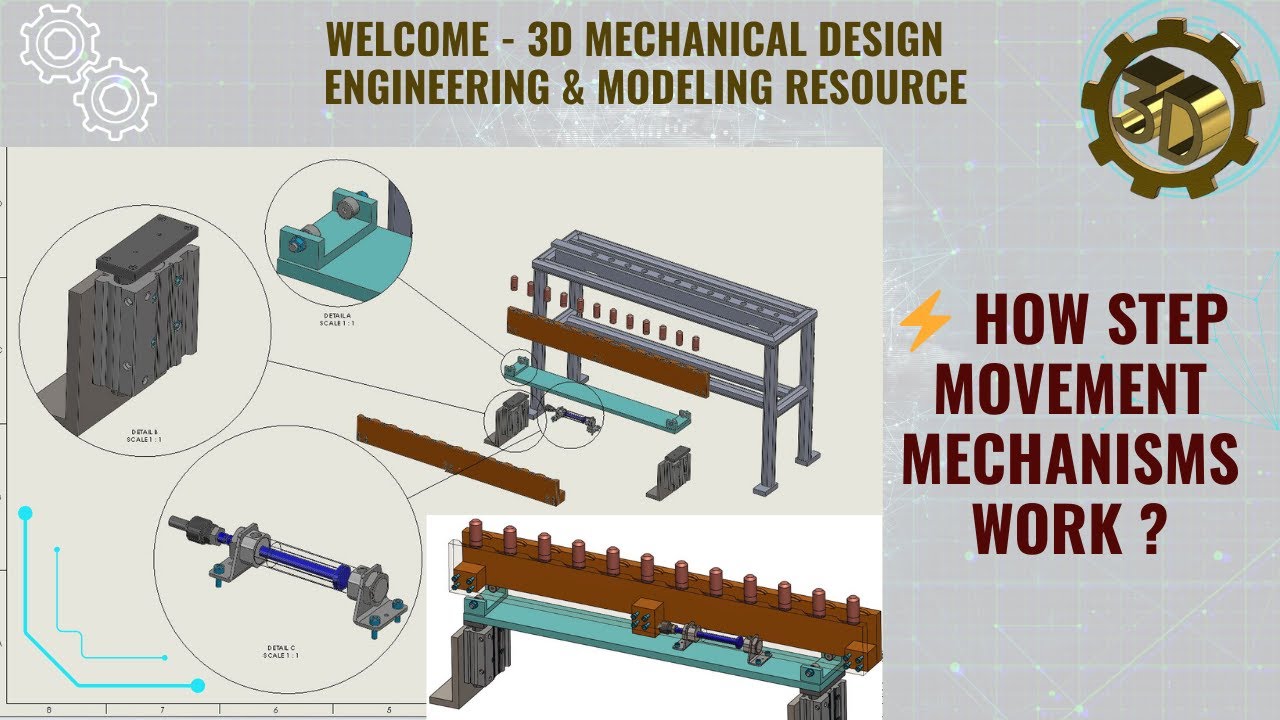 ⚡ How Step Movement Mechanisms Work , Good idea !!! - YouTube
