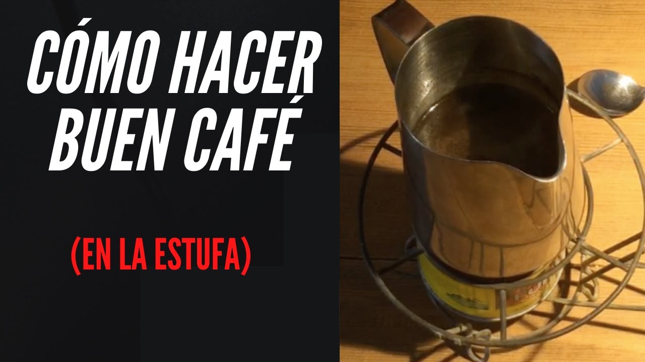Cómo hacer café sin cafetera y sin filtro - YouTube