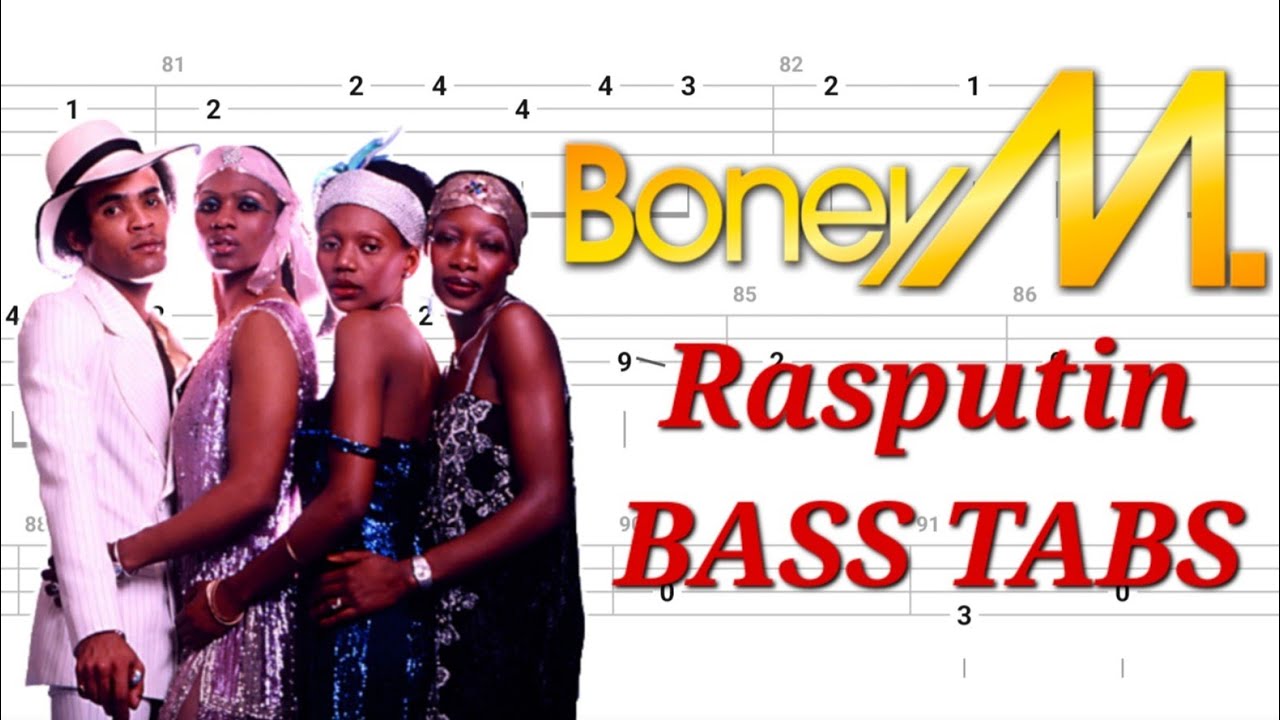 Boney M. - Rasputin BASS TABS | Cover | Tutorial | Lesson - YouTube