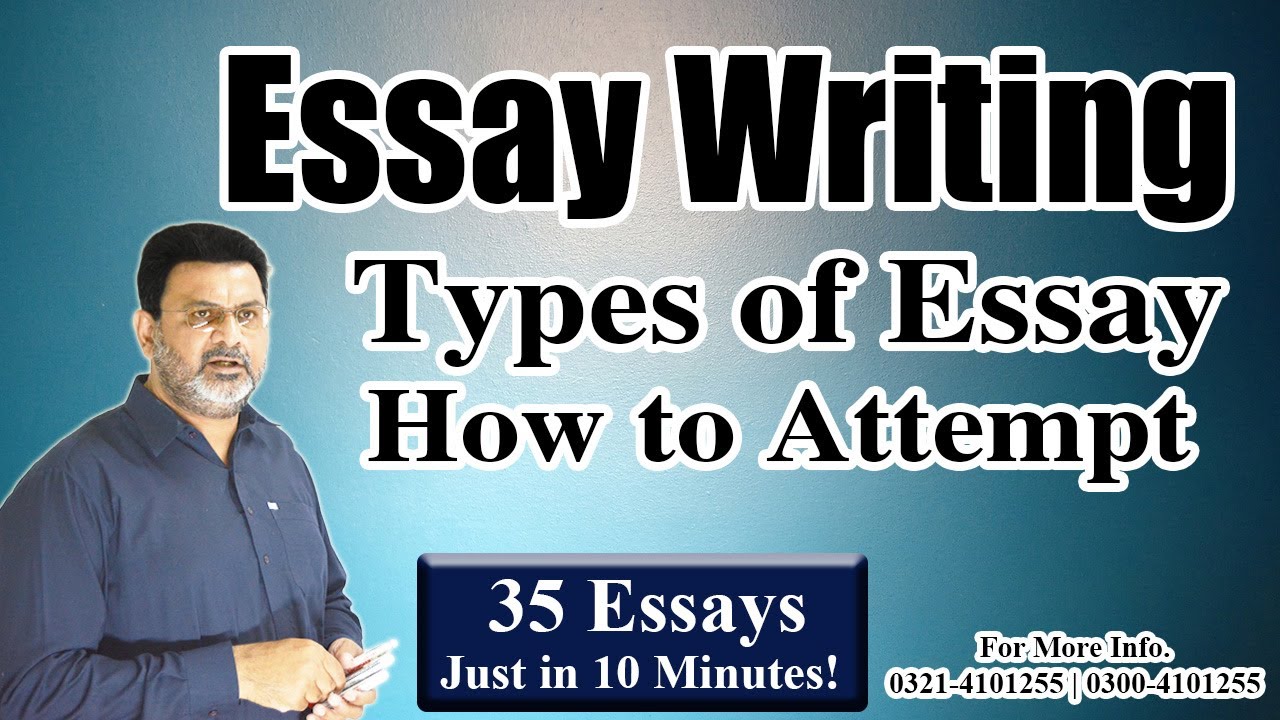 What is Essay Writing and How to Attempt Essay in English | Functional ...