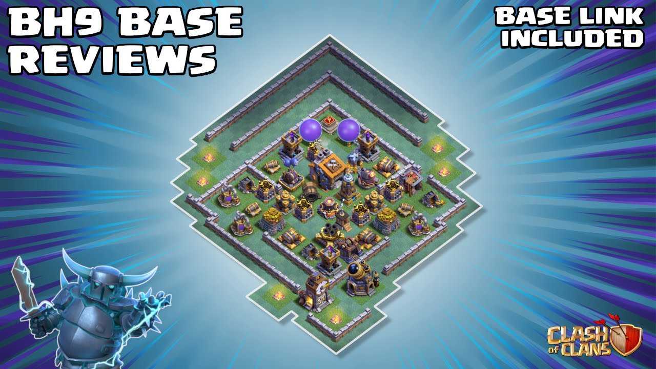 *POSSIBLY THE GREATEST* Builder Hall 9 (BH9) Base - With BH9 BASE LINK ...