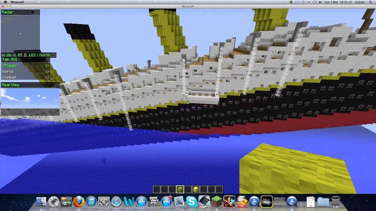 How To Build Titanic Sinking In Minecraft at Connie Draper blog