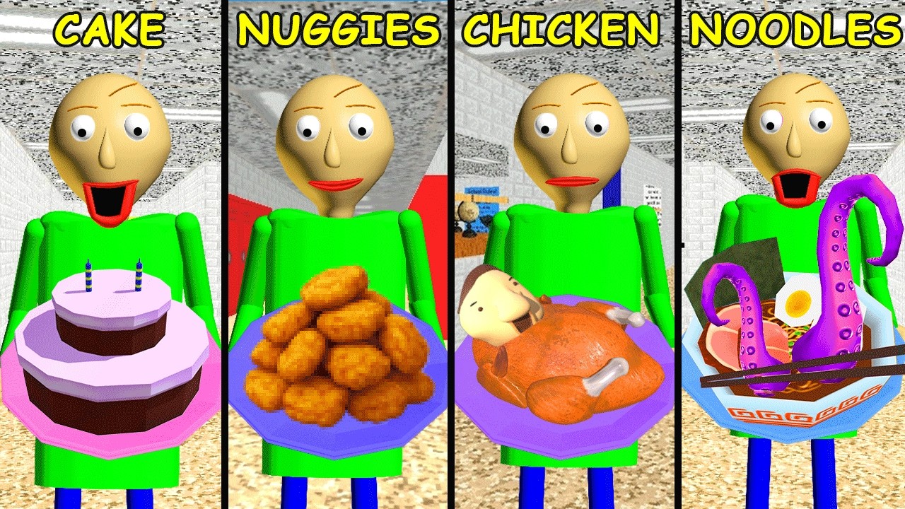 Baldi Loves Food But it SLOWLY Gets More Weird... - YouTube