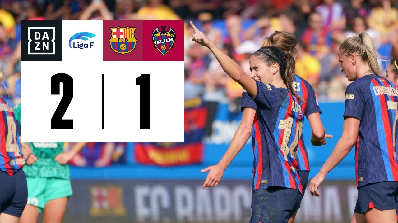 FC Barcelona vs Levante UD (2-1) | Resumen y goles | Highlights Liga F ...