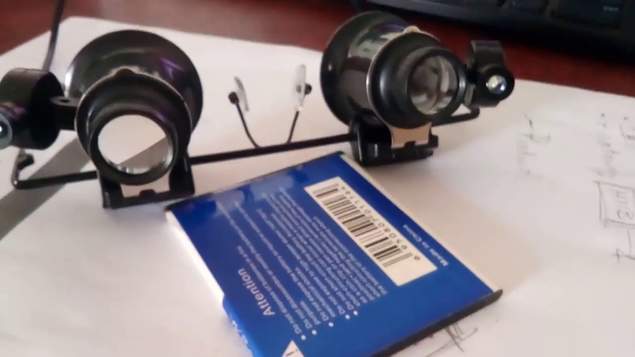 Binocular Magnifier - Phone, Watch Repair Tool - YouTube