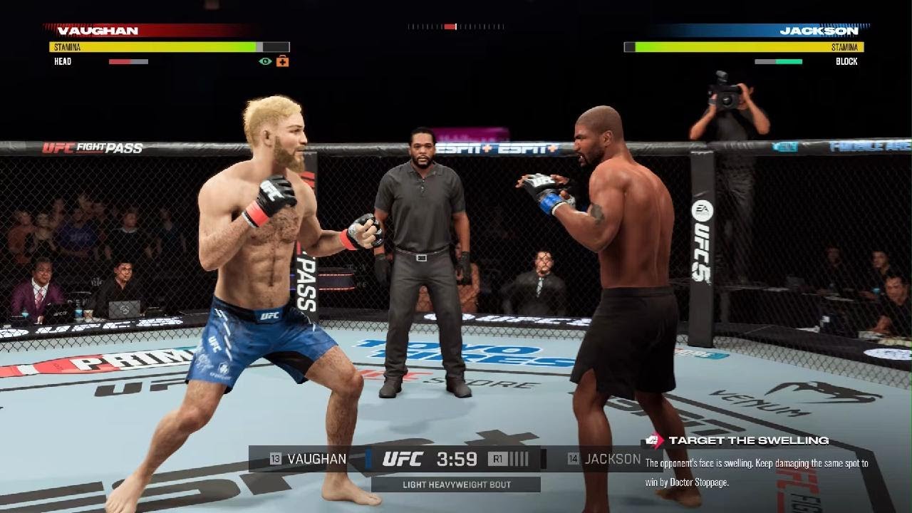 EA SPORTS UFC 5 rampage vs beast - YouTube
