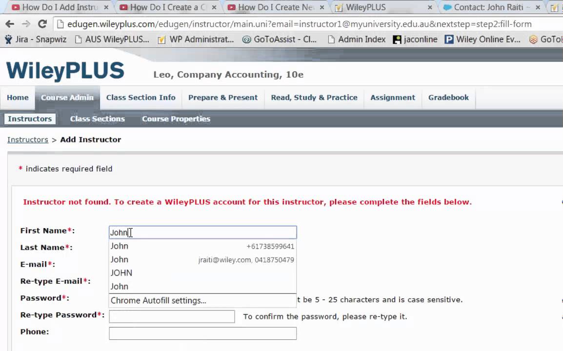 WileyPLUS: Adding Instructors and Managing Permissions - YouTube