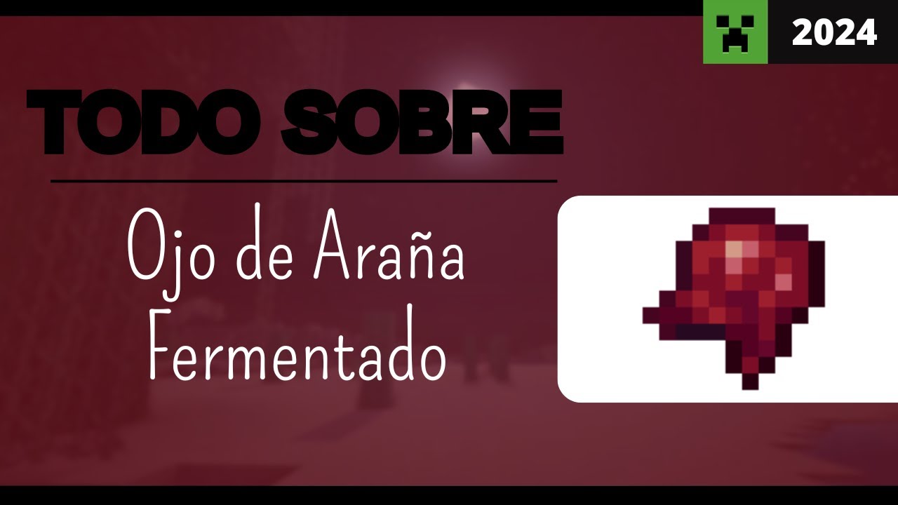 COMO hacer OJO DE ARAÑA FERMENTADO en Minecraft 👉 para que sirve, que ...