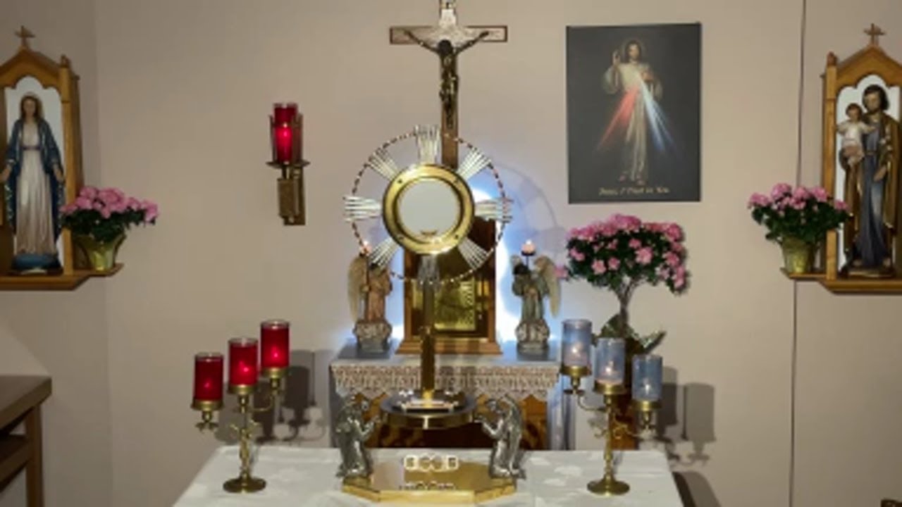 LIVE Eucharistic Adoration - Sisters of Divine Mercy - YouTube