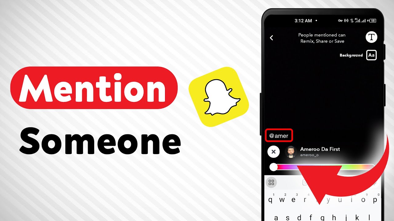 How To Mention Someone on Snapchat (Updated) - YouTube