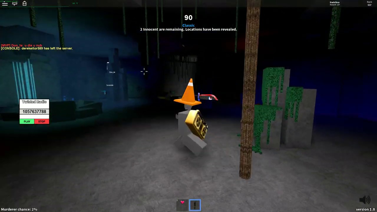 ROBLOX Twisted murderer / being murderer. part 28 - YouTube