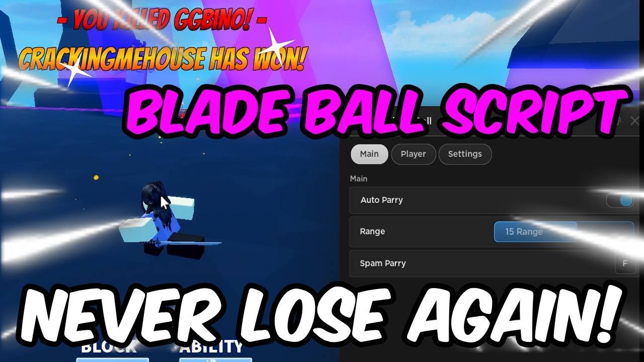 🔪 Roblox Blade Ball Script 🔪 (Autowin, Works All The Time) - YouTube
