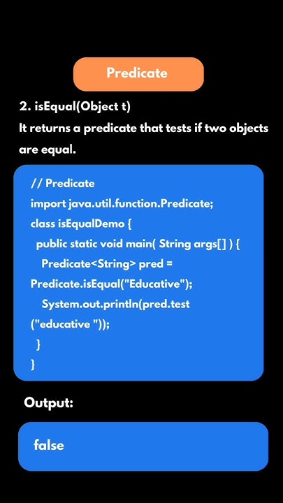 Java 8 | Predicate | Functional Interface | Java Stream #corejava #java #java8 #javaexamples # ...