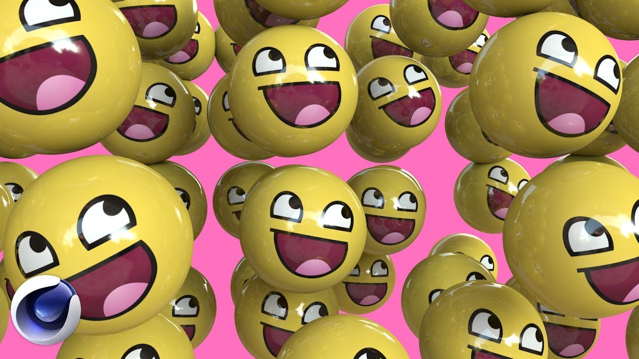 Cinema 4D R21 Tutorial - Awesome Emoji using UV EDIT - PART 1 - YouTube