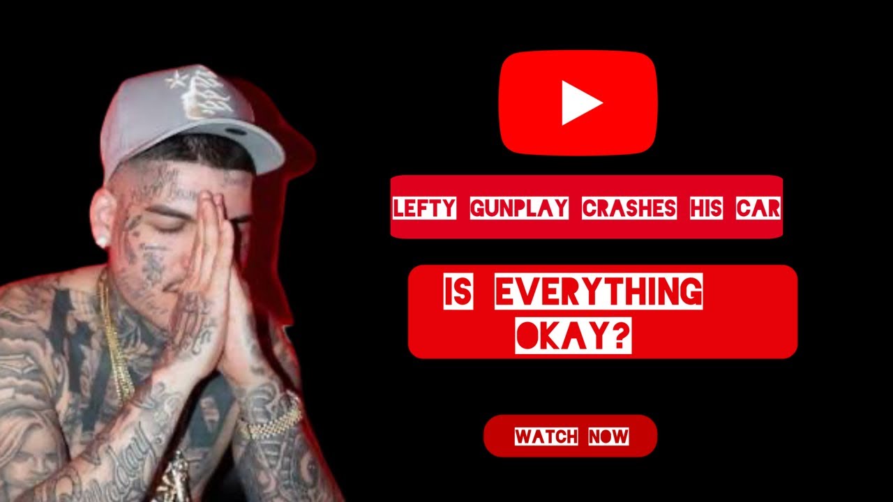 Lefty gunplay Crashes his Corvette - YouTube