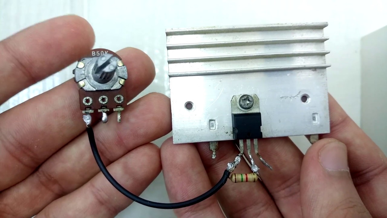 How to make a LM317 adjustable voltage power supply circuit - YouTube