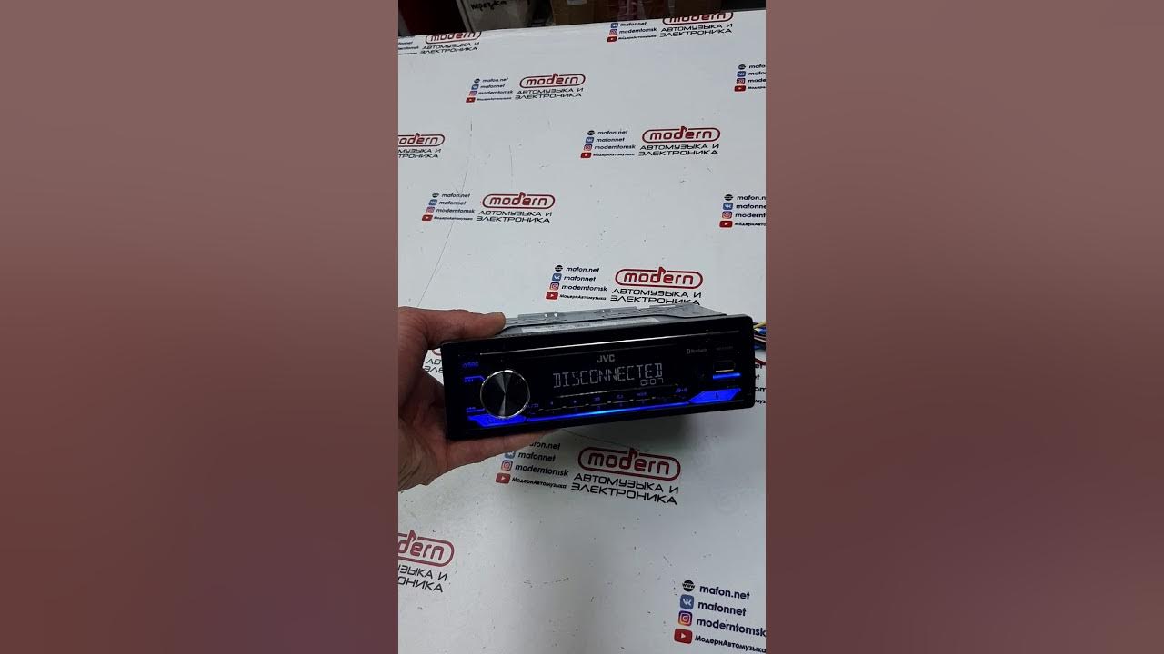 Процессорная 1din магнитола JVC KD-X372BT - YouTube