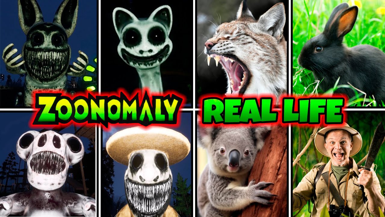 Game VS Real Life - Zoonomaly Monster Characters Comparison - YouTube