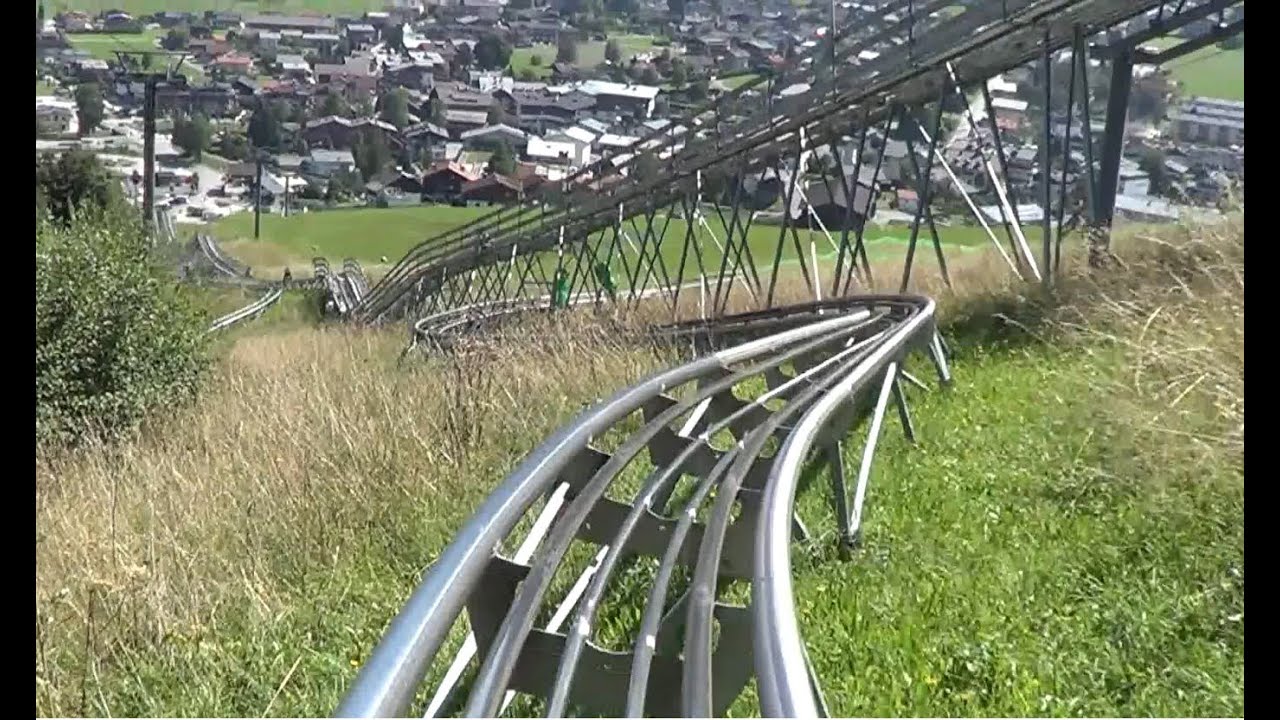 Maisflitzer Alpine Coaster POV + Offride HD Kaprun, Austria - YouTube