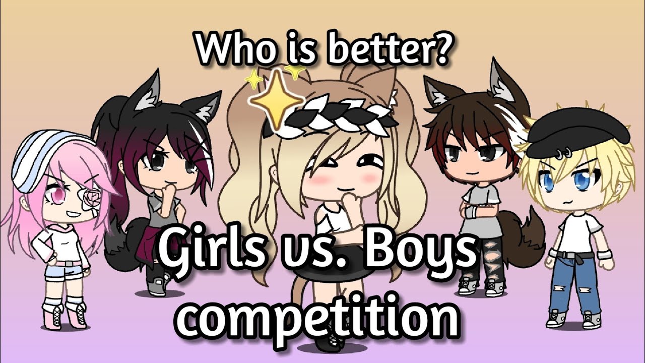 Girls vs. Boys competition//50 subs special!//(w/ Love Troubles&Female ...