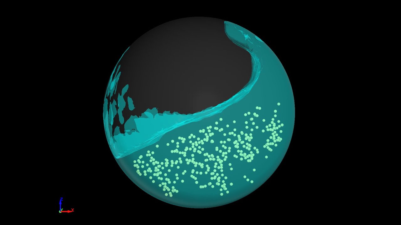 Advanced simulation of liquid sloshing behavior in a spherical tank ...