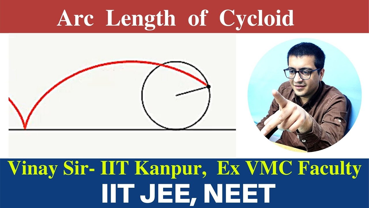 Arc Length Parametric Equation of Cycloid | IIT JEE Advanced | Vinay ...
