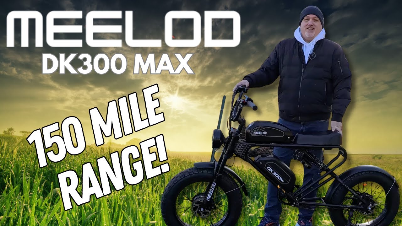 Dominate 150 Miles: Meelod DK300 MAX E-Bike Challenge - YouTube