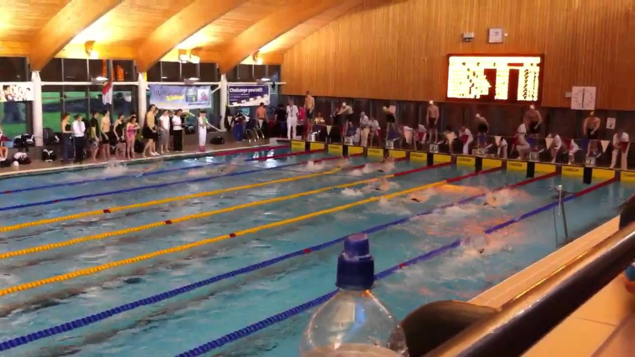 Hampshire swimming Champs 2012 U14 relay - YouTube