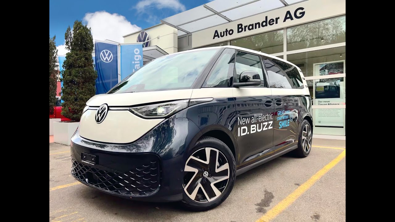 ID.Buzz Pro 204PS 77kWh (2023) candyweiss-starlightblue 699409 - YouTube