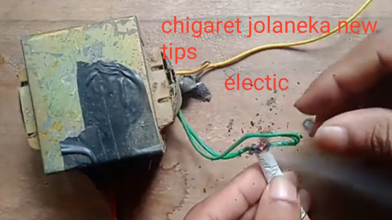 electic shokt se chigarete jolana shikhe chigaret shokt se fire kore ...