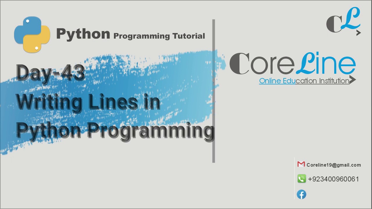 Writing Lines Python Programming YouTube writing-lines-python-programming-youtube