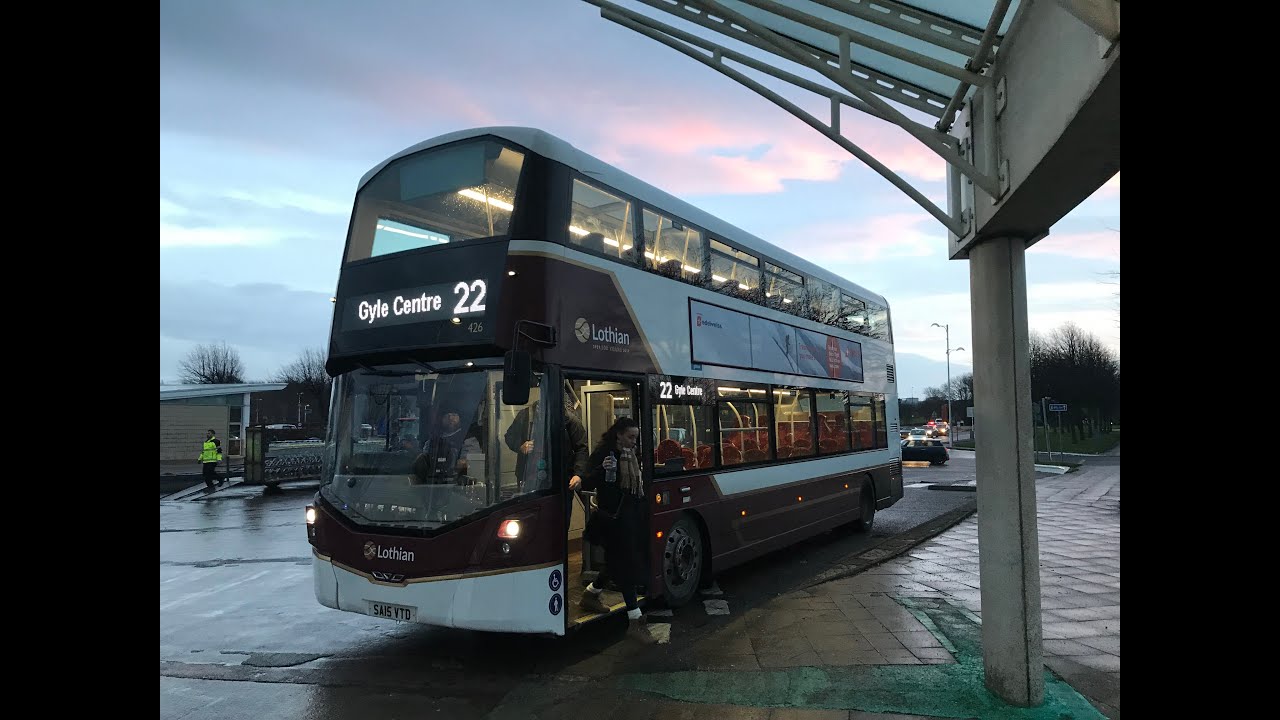 Lothian Buses Route 22 Waterloo Place to Gyle Centre (Original Video ...