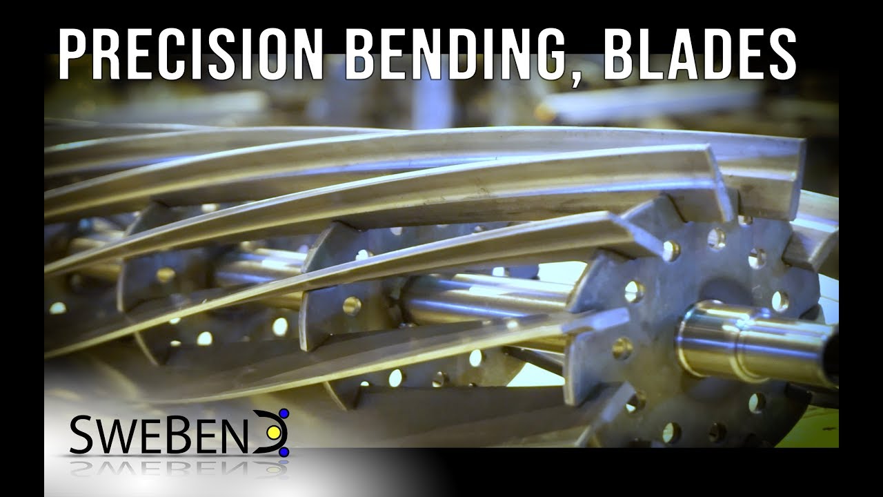 Blade forming machine [for Lawn Mower production] by SweBend - YouTube