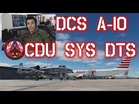 DCS A10C CDU SYS DTS PAGE - YouTube