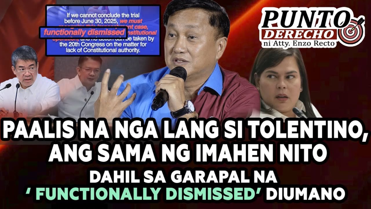 PAALIS NA NGA LANG SI TOLENTINO, ANGSAMA NG IMAHEN NITO - YouTube