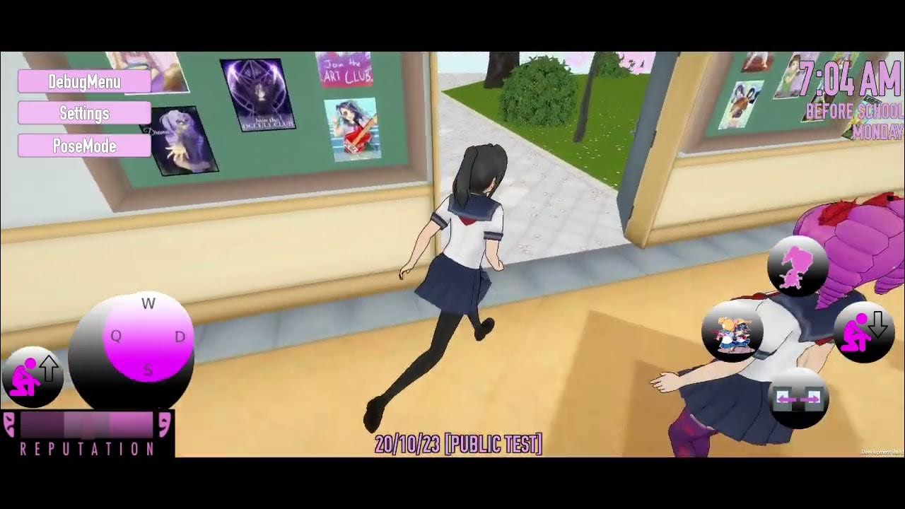 Yandere simulator fan game (YandereSimMobile) android + DL - YouTube