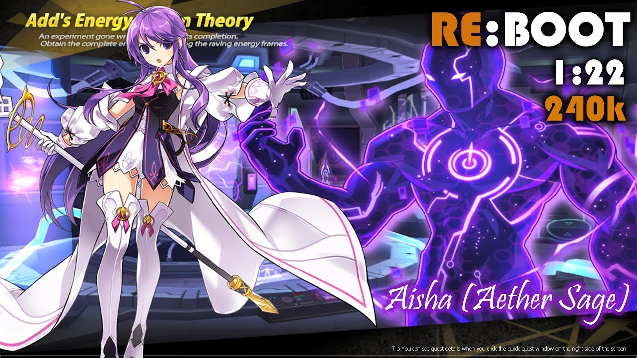 [Elsword] Aether Sage Reboot on Add's Energy Fusion Theory - YouTube