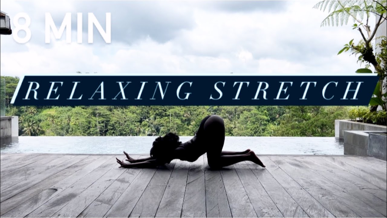 8 MIN RELAXING STRETCH I fullbody stretch I relaxing, calm down cool ...