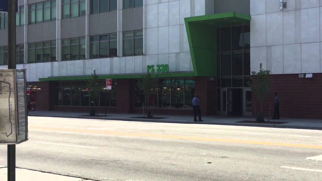 Fire on Queens NY PS 330 - YouTube