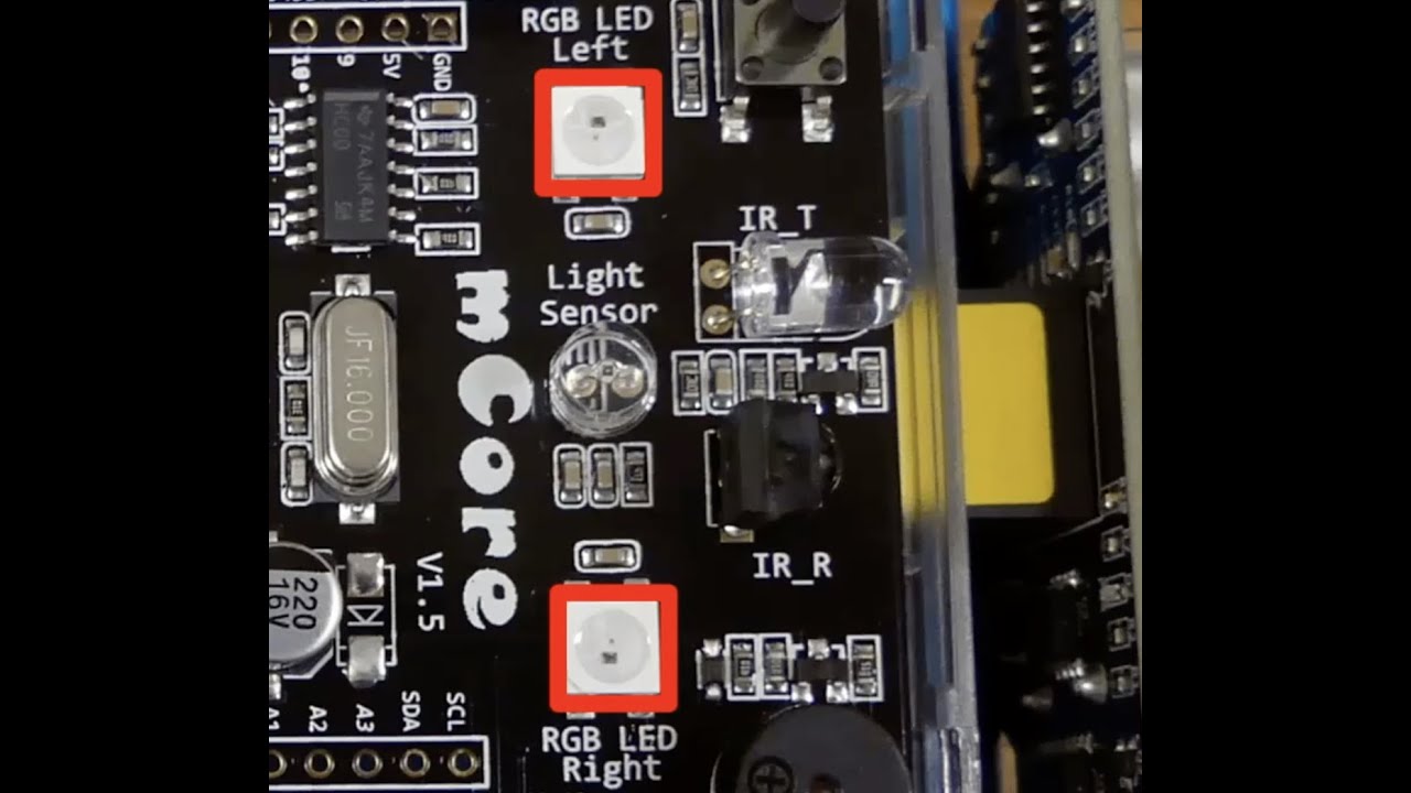 LED RGB Mbot - YouTube