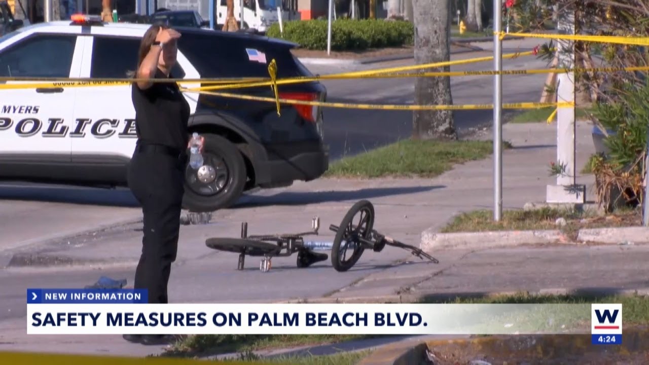 FDOT plans safety upgrades on Palm Beach Blvd. after teen's death - YouTube