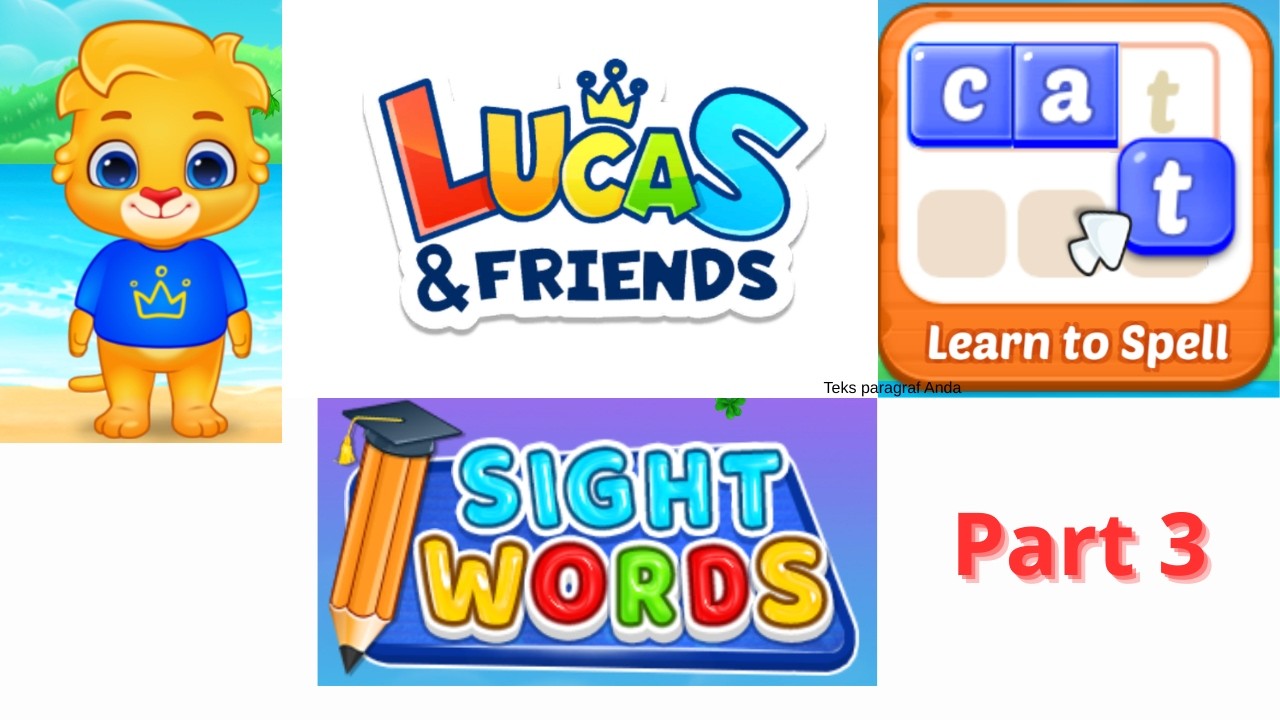 Learn to Spell Sight Words for Kids | Lucas & Friends | Fun Learning ...