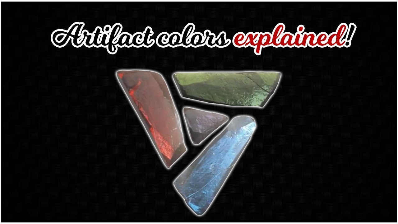 Artifact colors EXPLAINED! - YouTube
